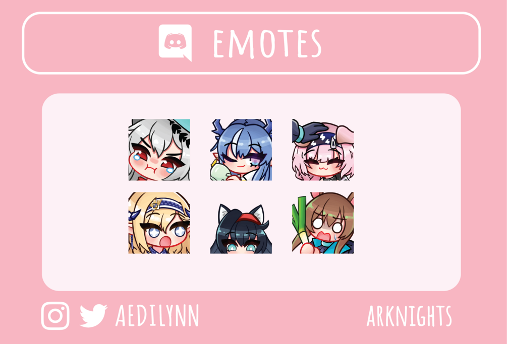 Arknights Emote Pack 4