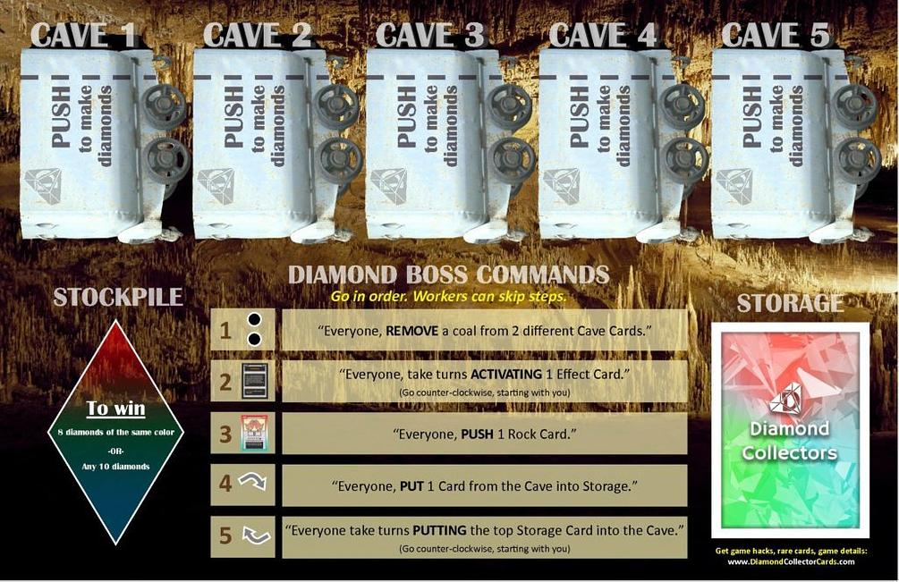 Diamond Collector Cards Game Mat 5-Pack