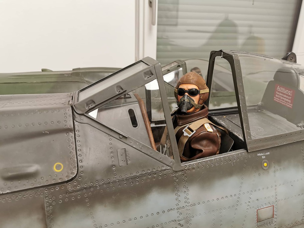 Highly Detailed WW2 German Luftwaffe 3d printed Pilot