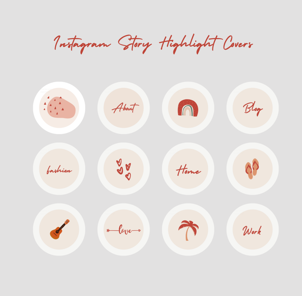 21 Unique Instagram Highlight icons