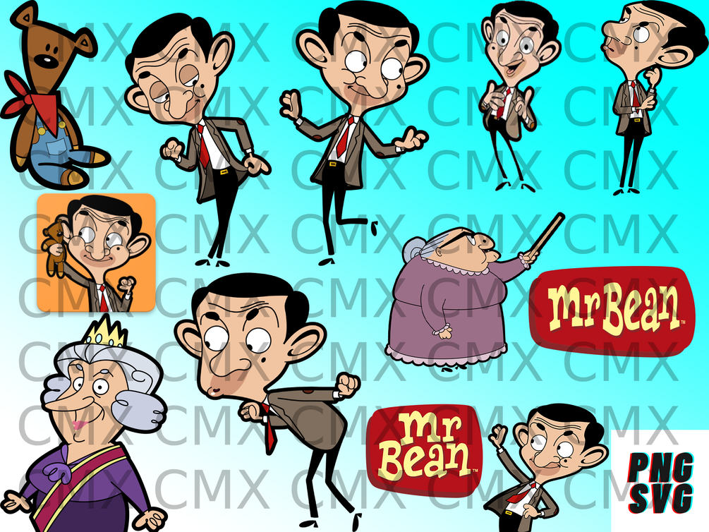 Mr.Bean SVG/PNG/PENCIL