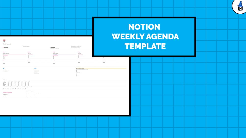 Notion Weekly Agenda Template