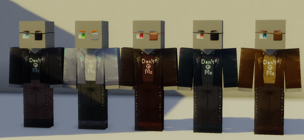 Minecraft HD BoyOutfit pack 1