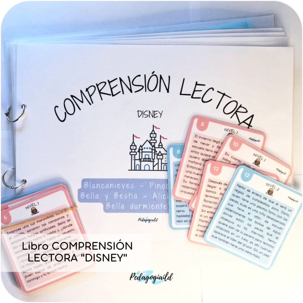 Cuaderno de comprensión lectora "DISNEY"