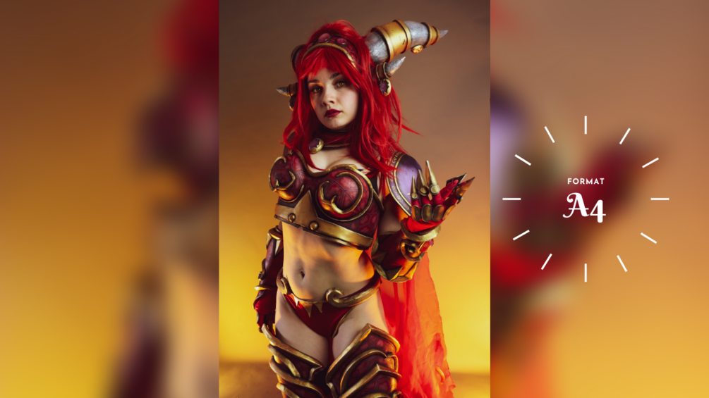 A4 Cosplay Print - Alexstrasza, World of Warcraft - Lady Sundae