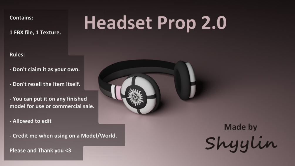 Shyylin Headset Prop 2.0