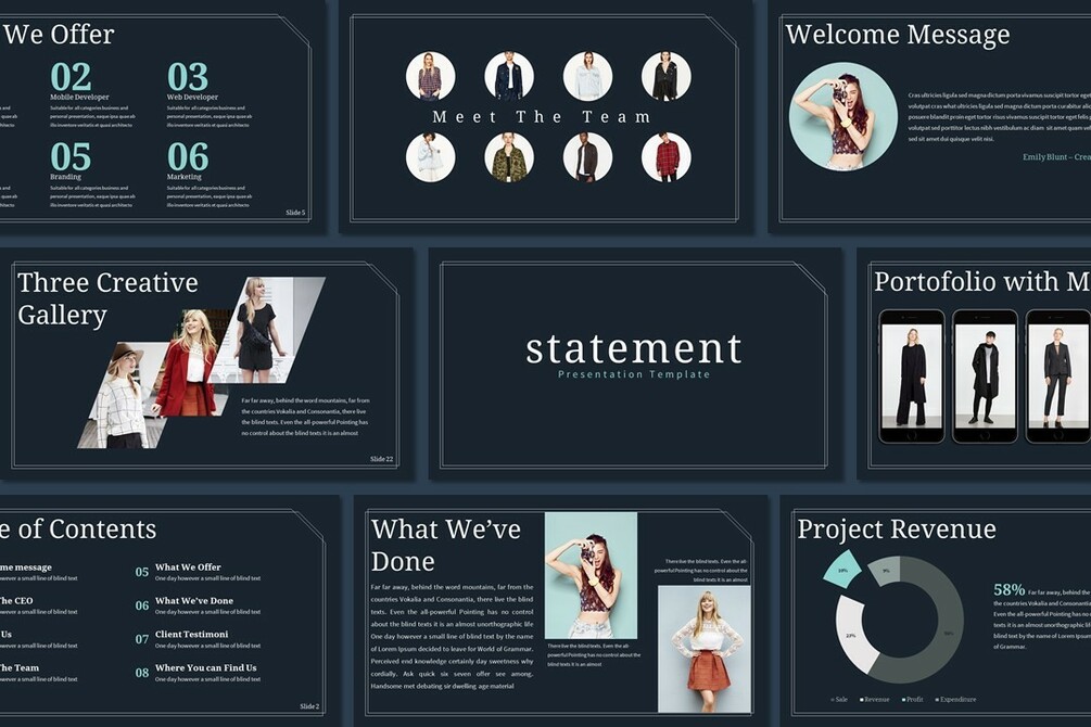 Statement - Presentation Template