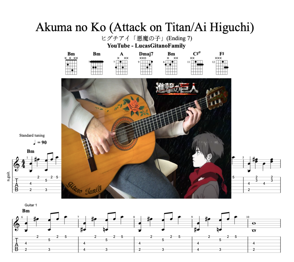 『Akuma no Ko』(Attack on Titan) Ending 7