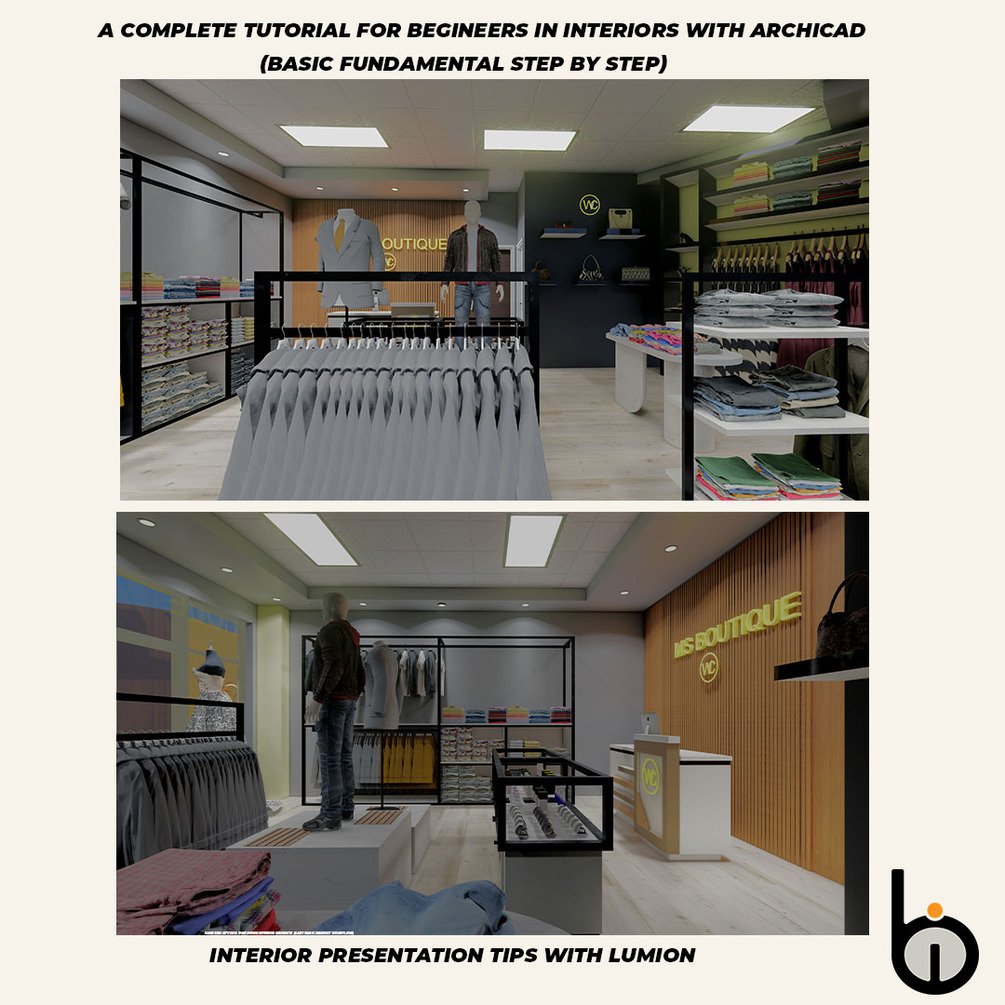 Retail Interior Project | Botique shop Model