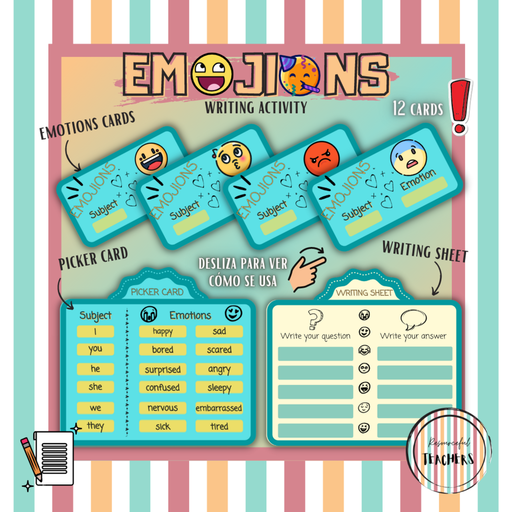 EMOJIONS WRITING ACTIVITY