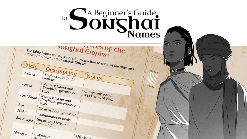 A Beginner's Guide to Songhai Names