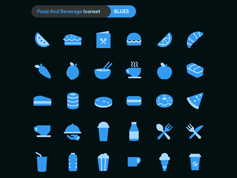 DuoTone Icon - Food and Beverage Iconset