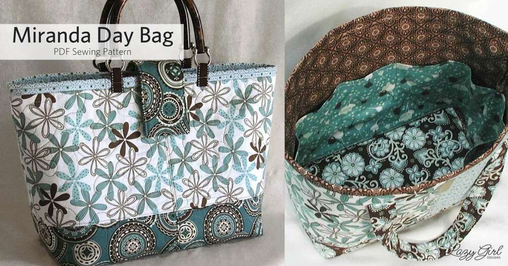 Miranda Day Bag PDF Pattern LGD123