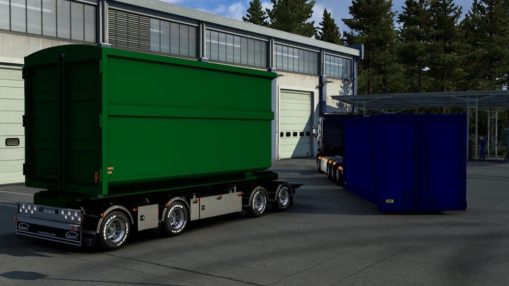 Container working for my Hooklift.