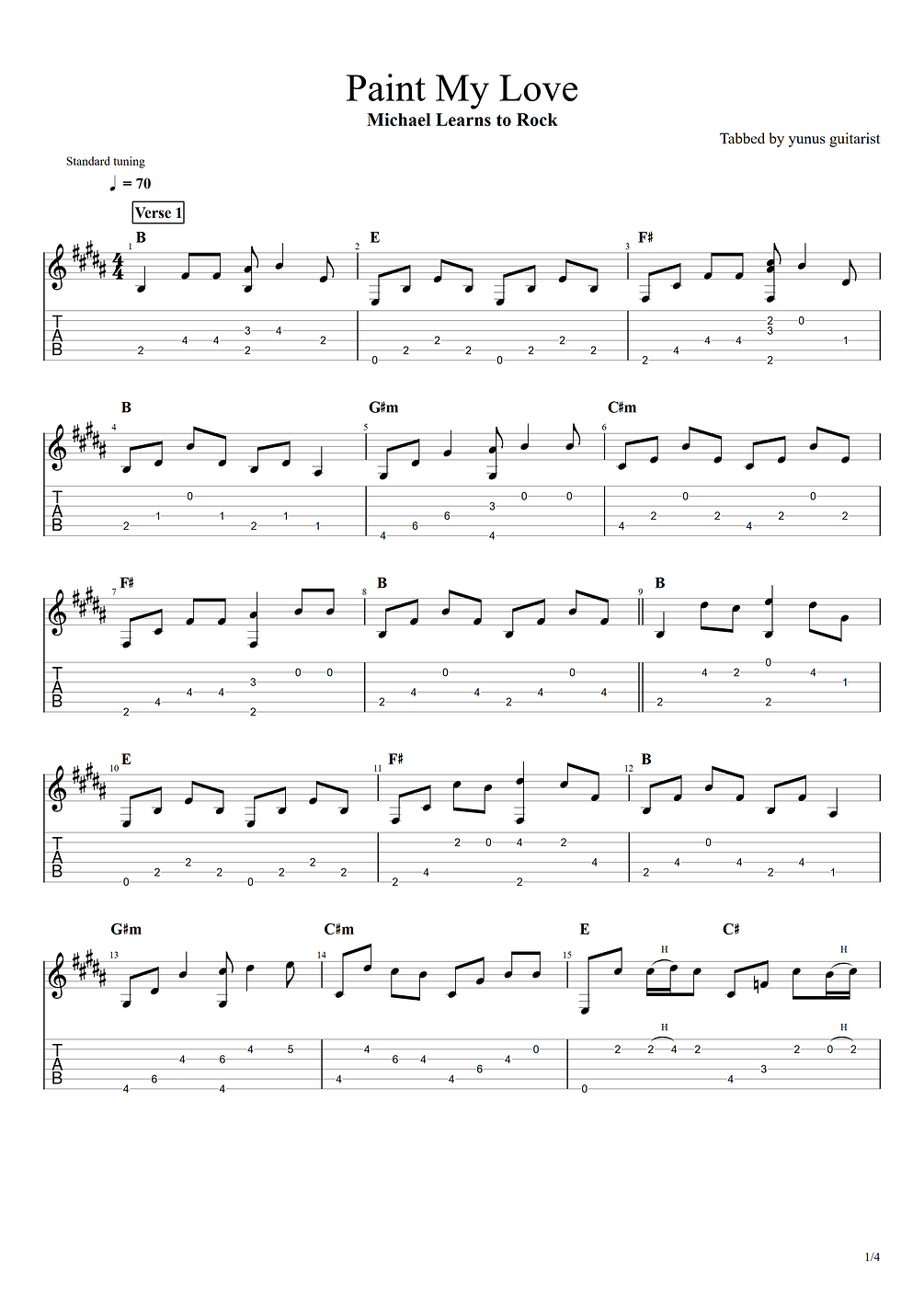 Paint My Love - Michael Learns to Rock