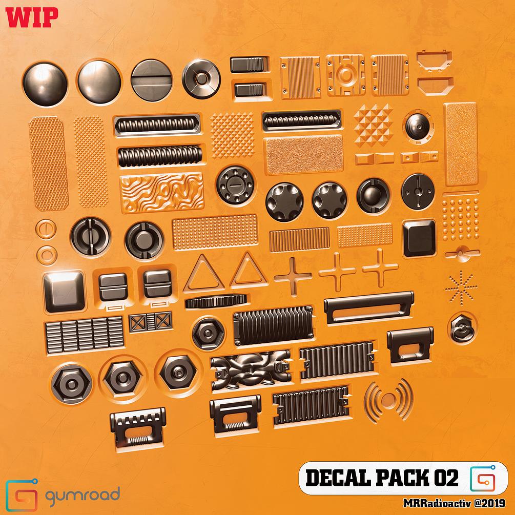 DECAL Pack 02 +DECALmachine ready!