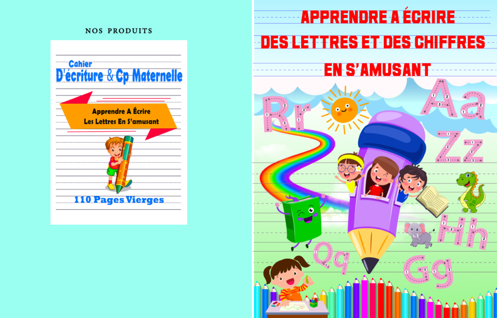 Apprendre A écrire Des Lettres Et Des Chiffres En S'amusant