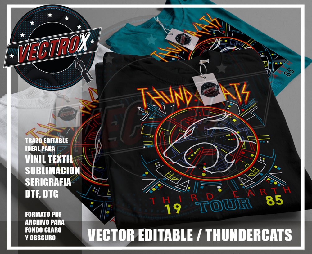 Vector Editable - Thundercats Tour