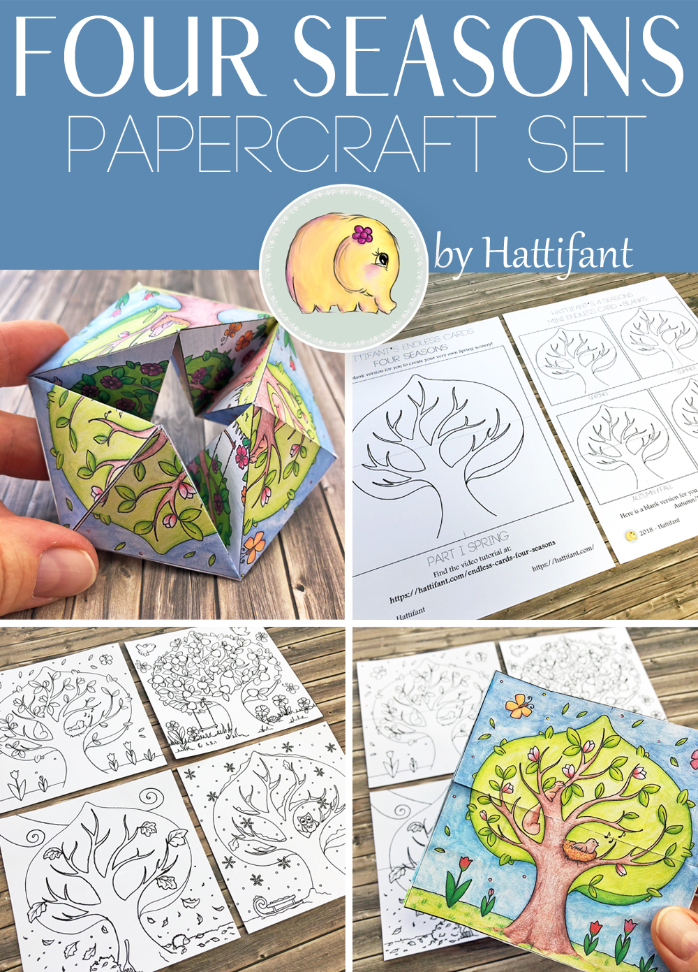 Four Seasons Paper Craft Bundle | Endless Cards & Kaleidocycles