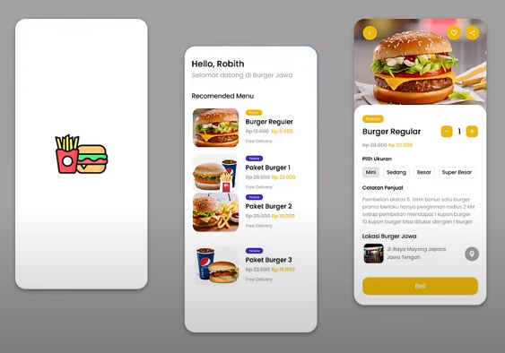 Food App With FLUTTER