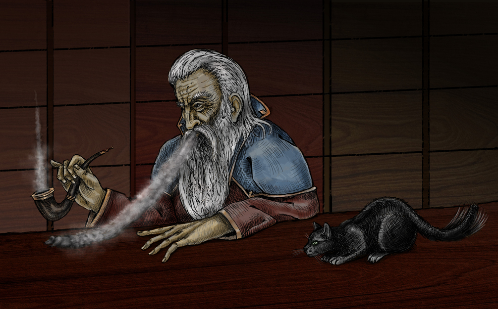 A Wizard and His Cat