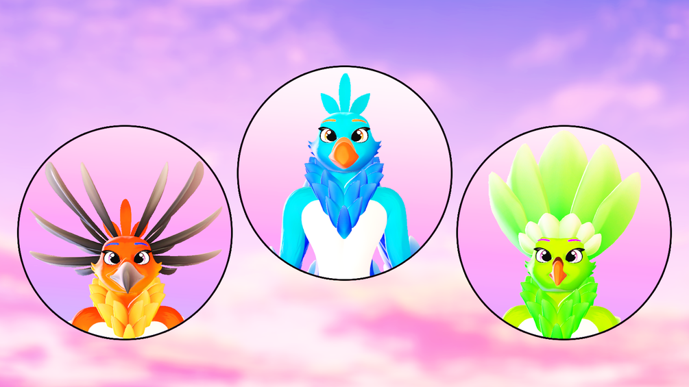 Bird (VRChat 3D Models, Bird Avatars)