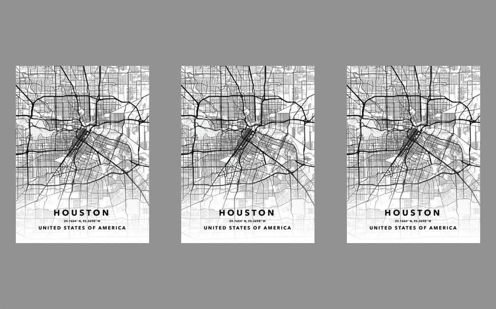 Geographical Art of Houston