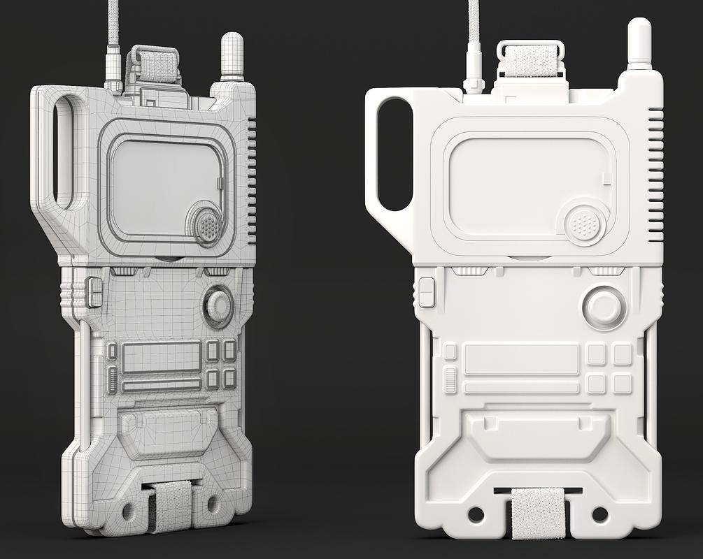 Hard Surface Modeling with Maya - Military Radio