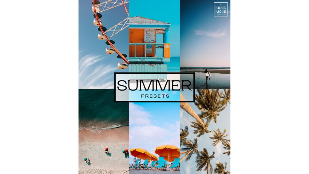 6 SUMMER Aesthetic Lightroom mobile & desktop PRESETS | Summer vibes ...
