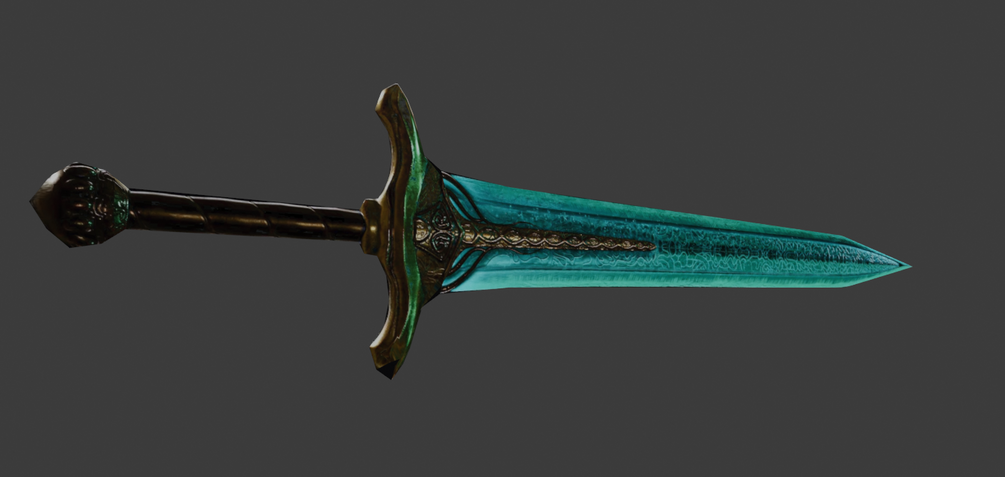 Moonlight Greatsword - Low poly