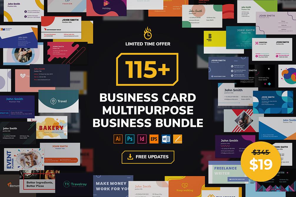 Business Card Templates Multipurpose Bundle