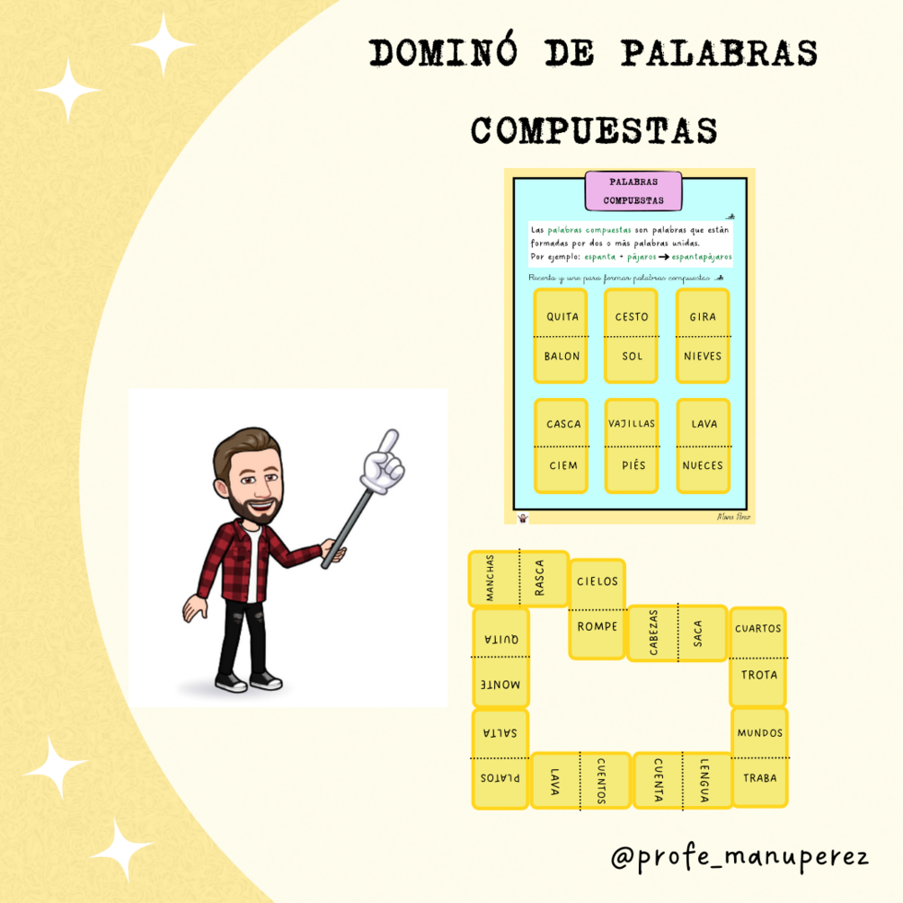 Las palabras compuestas: dominó