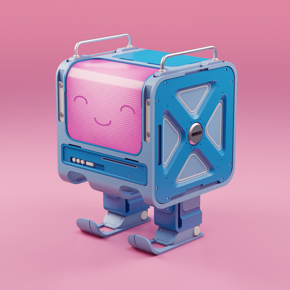 Making a Boxbot in Blender 2.8