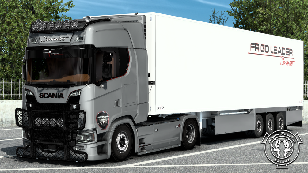 Scania S650 Sarantos Combo Skin (Scania S SCS & Eugene)