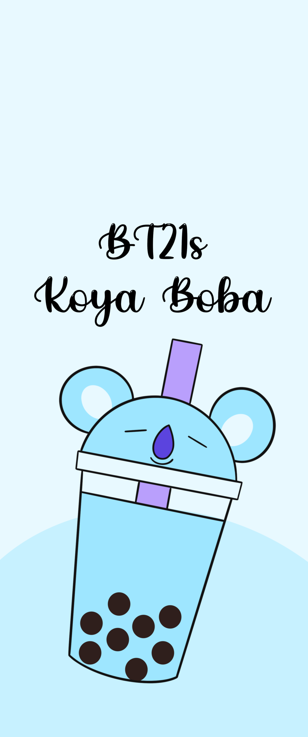 4K BT21 Koya Boba Wallpaper