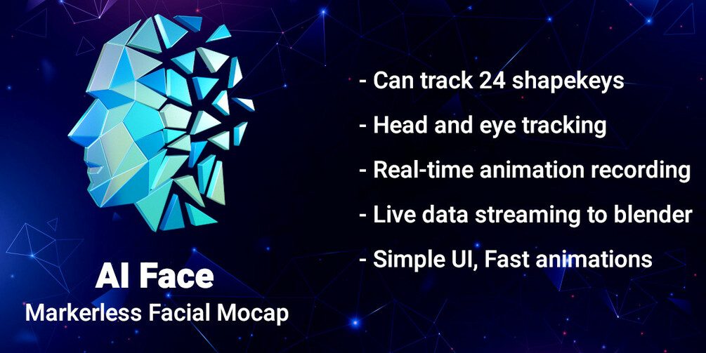 Facial Motion Capture for Blender - AI Face