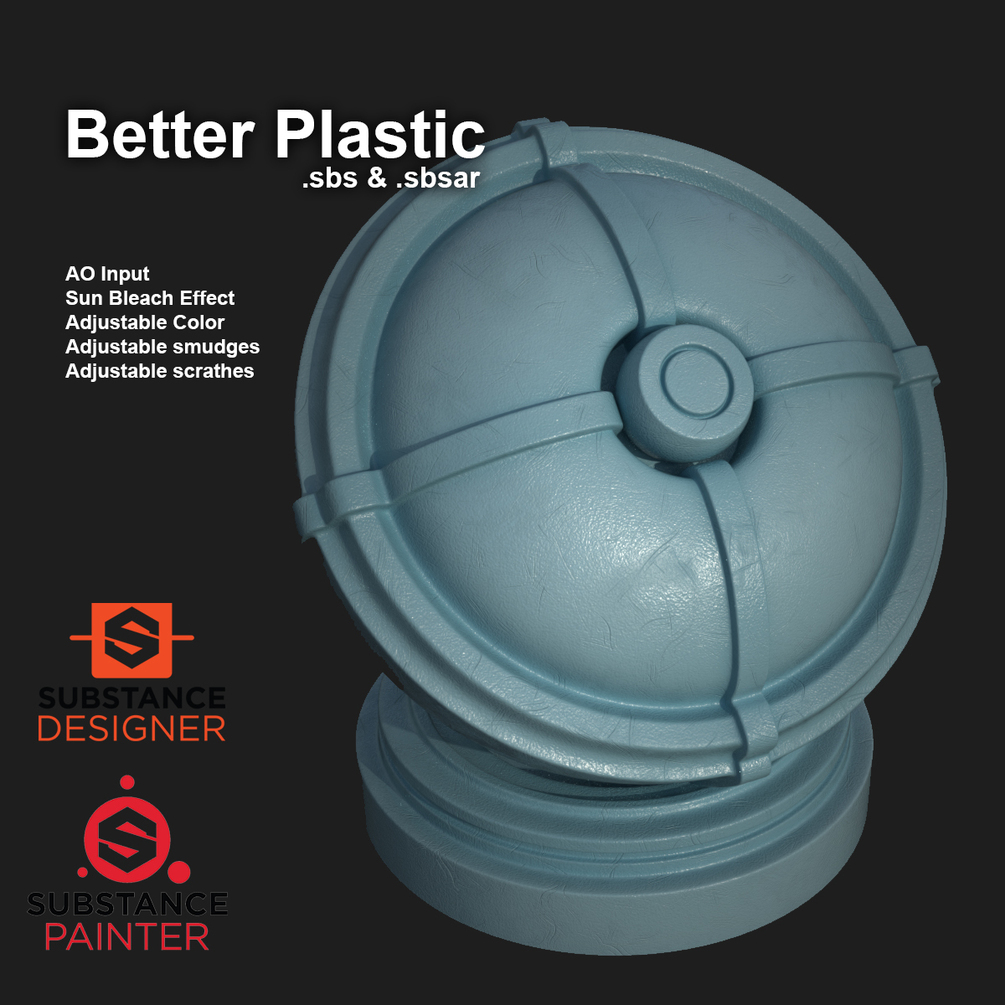 Better Plastic .sbs .sbsar Substance