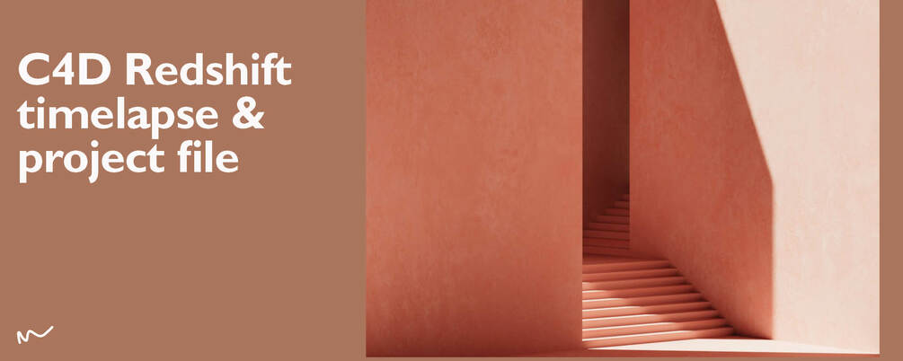 C4D Redshift interior scene