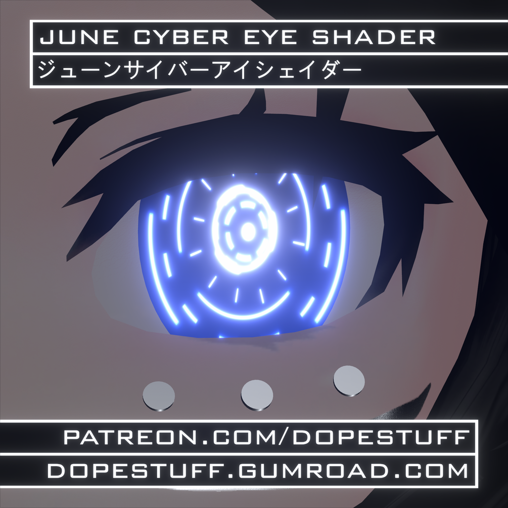 [VRChat] June Cyber Eye Shader