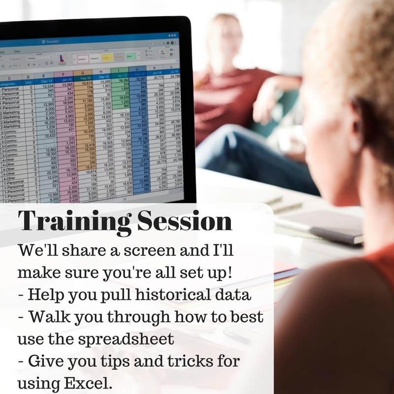 Spreadsheet Training Session