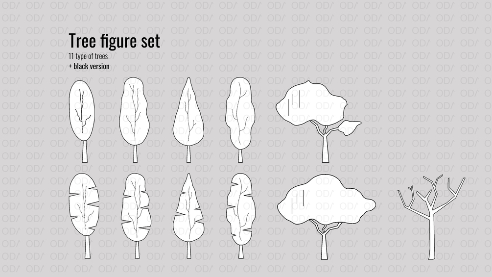 Tree Figure Set