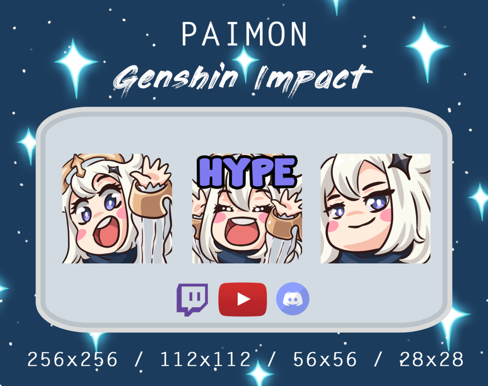 Paimon Emote Pack - Genshin Impact
