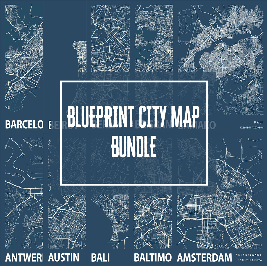 Blueprint City Map Bundle
