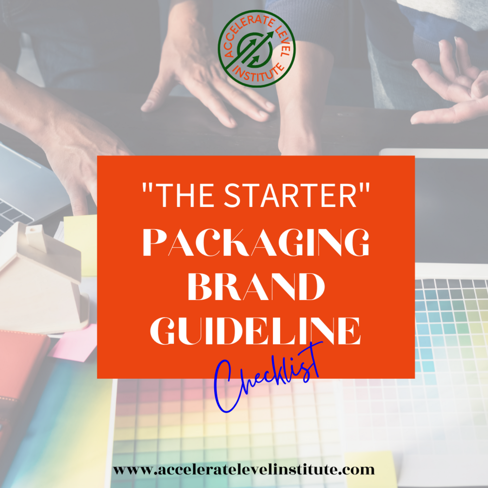 "The Starter" Packaging Brand Guideline Checklist