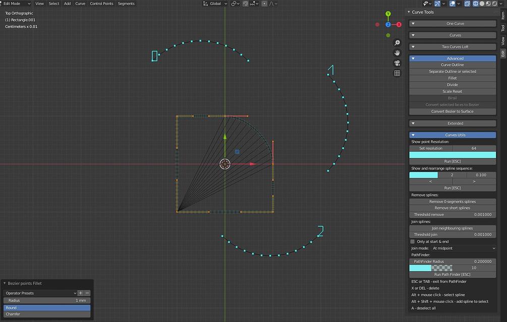 Curve Tools. A set of different tools for working with curves ...