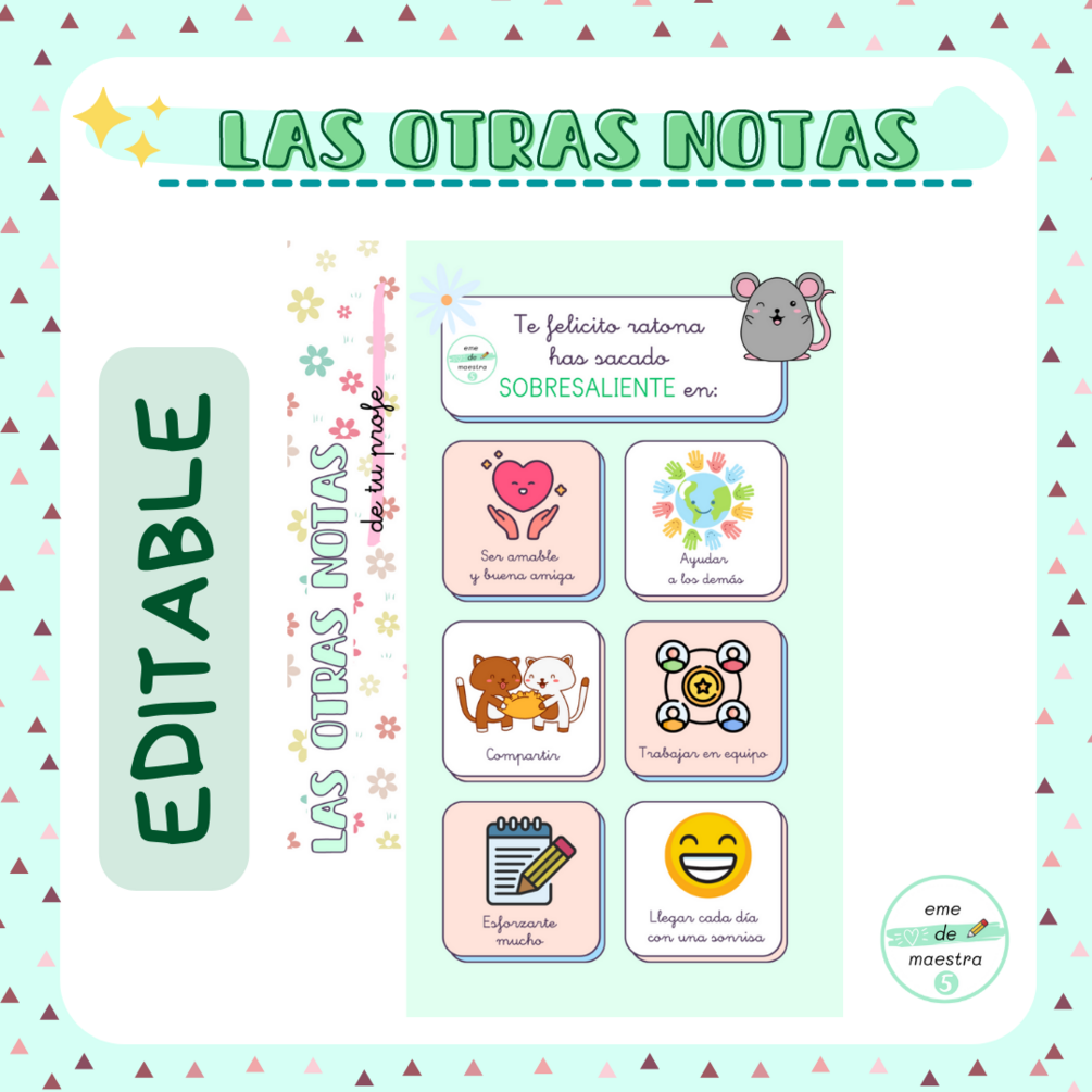 Las otras notas editable