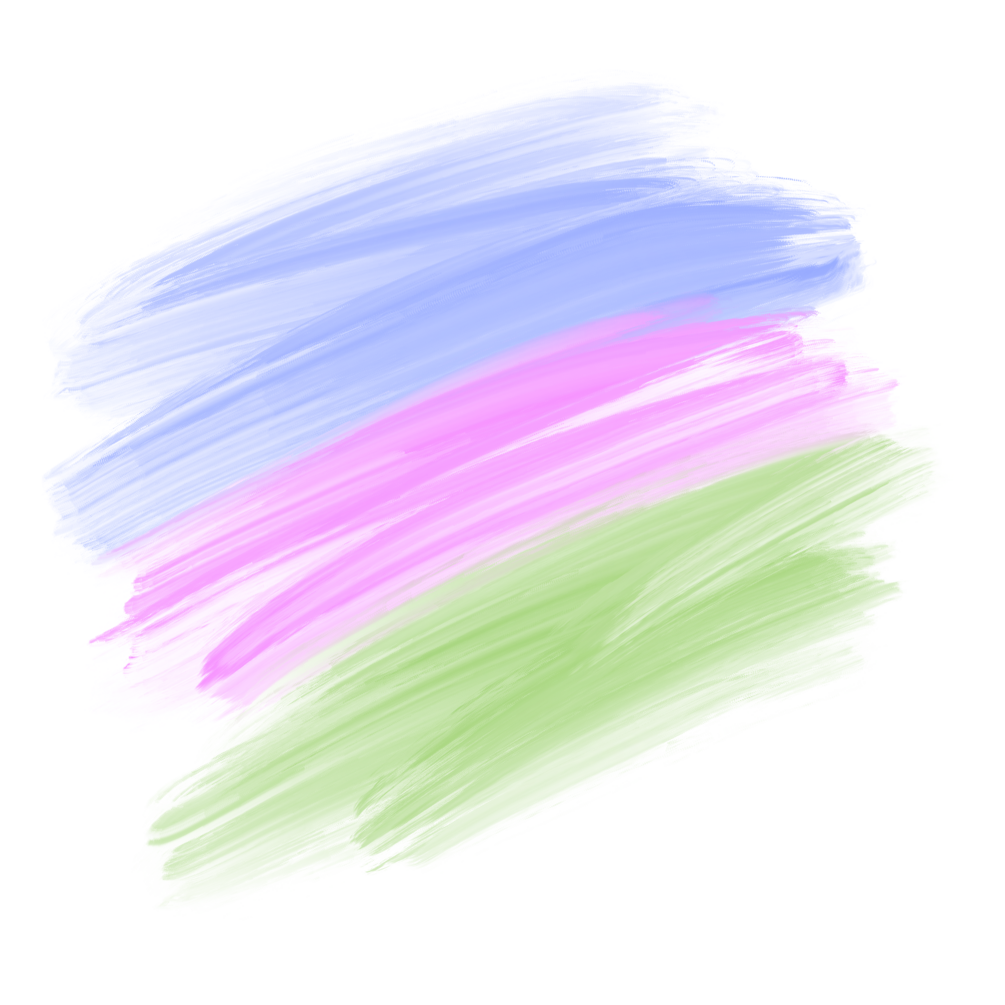 Rainbow Brush Strokes Clipart