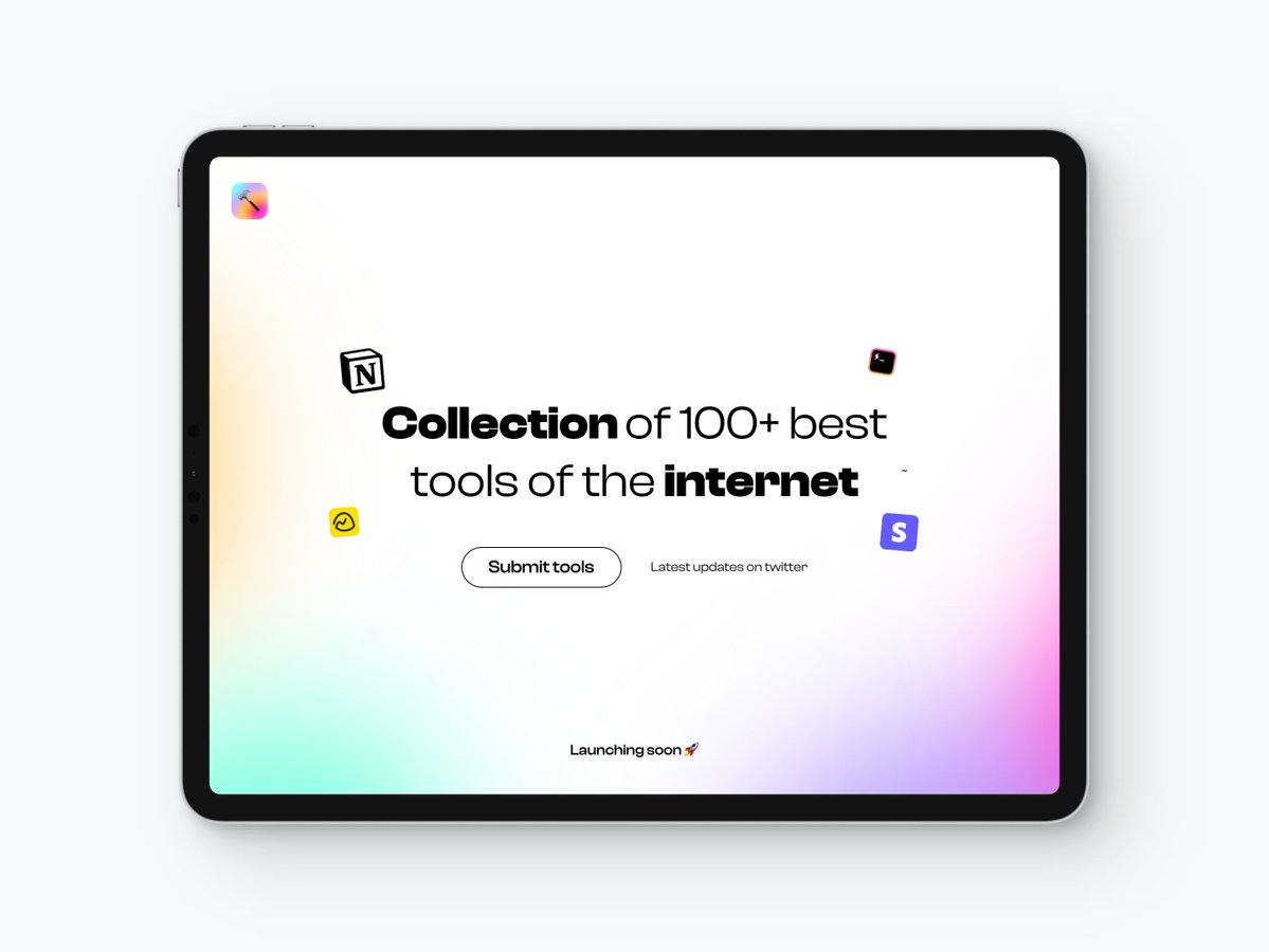 Prelaunch for Best internet tools 🥳 - Tanmay M