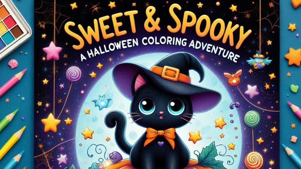 Sweet & Spooky: A Halloween Coloring Adventure