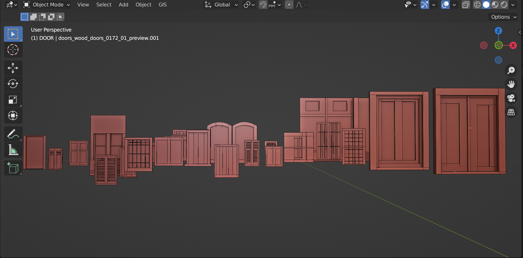 Free 25 window 3d models for blender